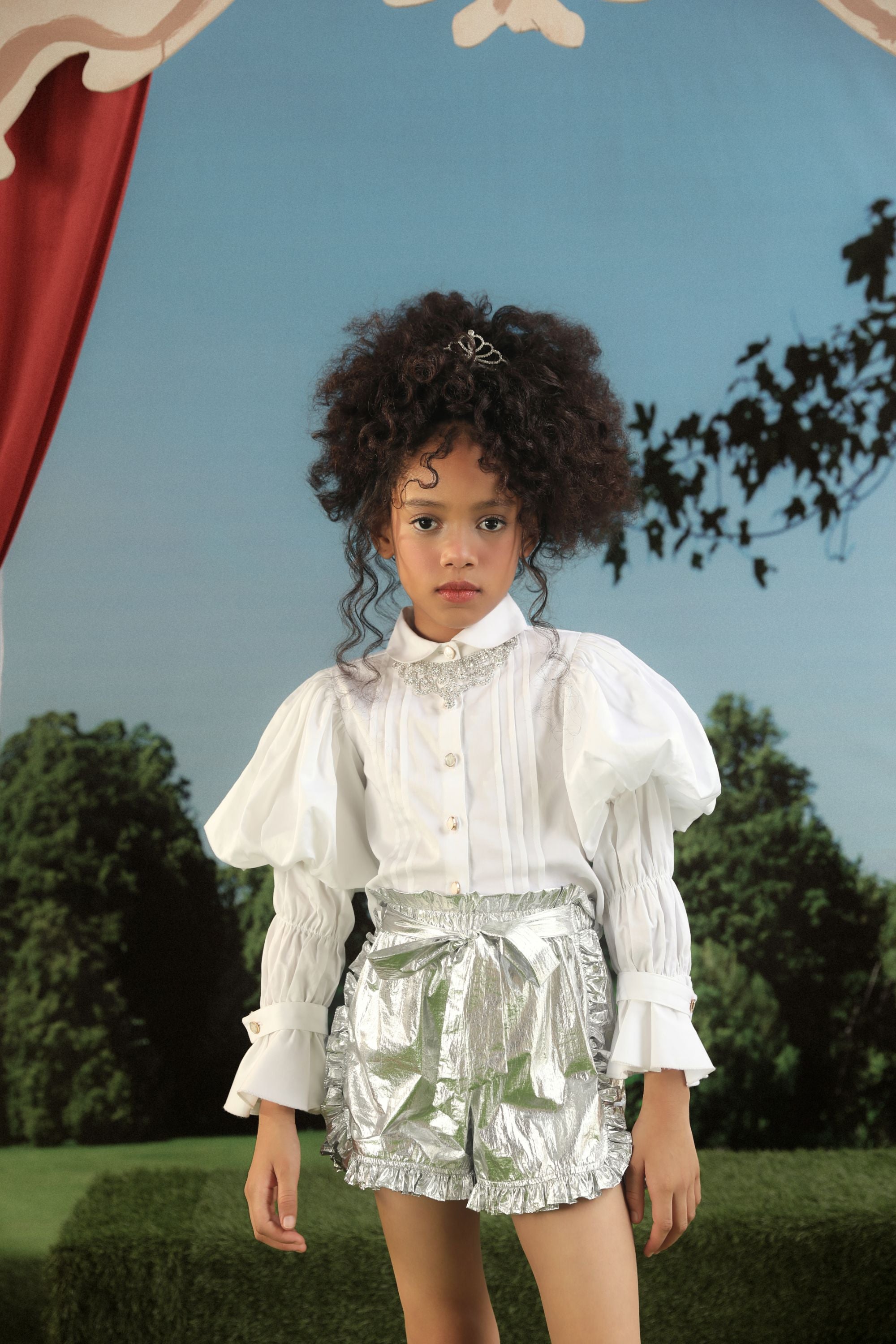 The Silver Frezza Shorts & Cindy Shirt Set